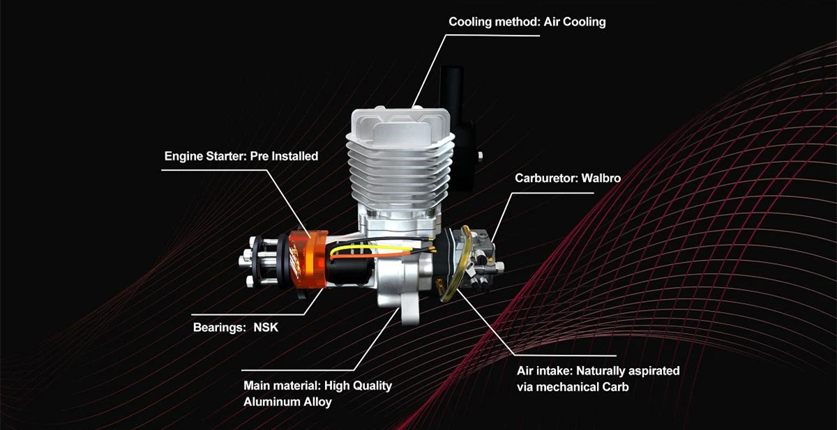 China Customized X-38cc-S Pro Gasoline Engine Manufacturers Suppliers ...